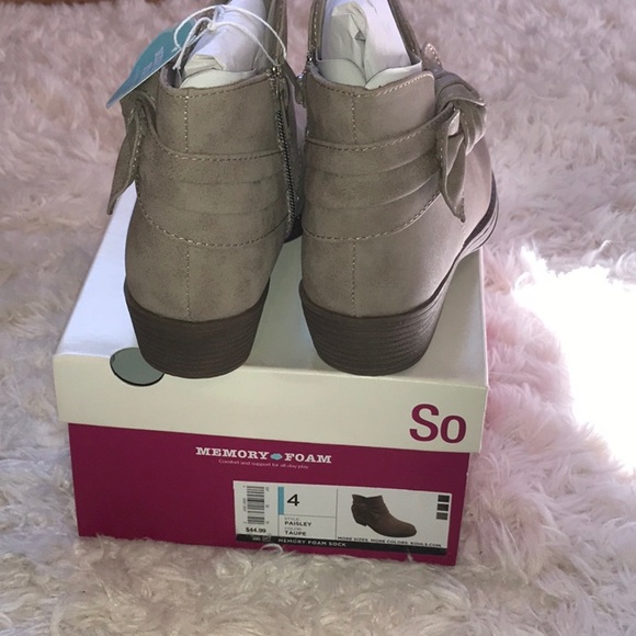 SO | Shoes | Nwt So Booties Girls Size 4 | Poshmark